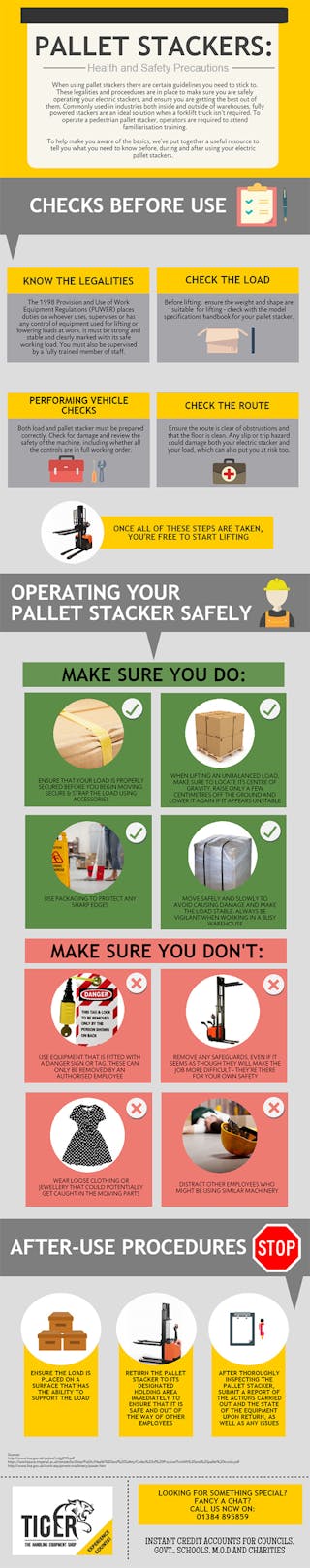 Pallet Stackers Health & Safety Precautions [INFOGRAPHIC] | Material ...