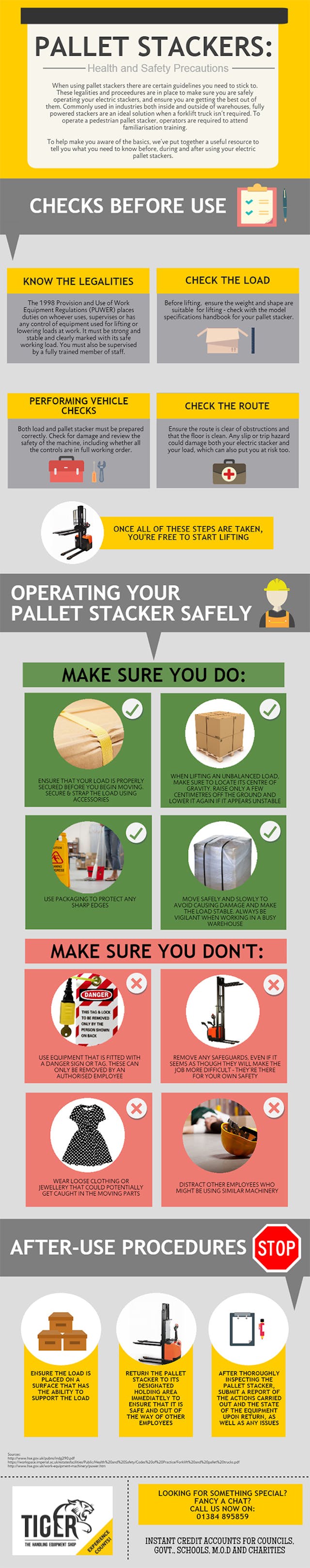 Pallet Stackers Health & Safety Precautions [INFOGRAPHIC] | Material ...