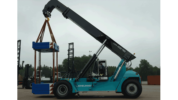 Reach Stackers Become 80-ton Pick and Carry Cranes [Product] | Material ...