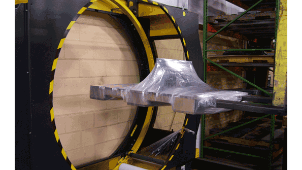 Orbital Stretch Wrapper Saves Film [PRODUCT] | Material Handling and ...