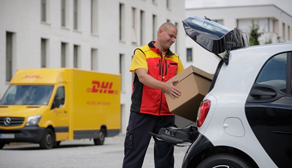 New Last Mile Delivery Service – DHL Delivers to Daimler’s Smart Cars ...