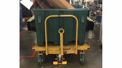 Fork Safety Tubes for Containers | Material Handling and Logistics