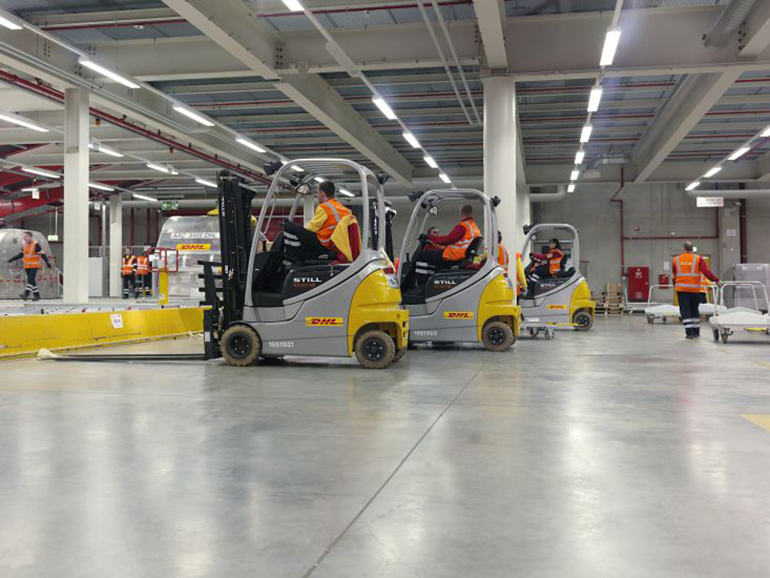 DHL Working Inside GM Factory in China | Material Handling and Logistics