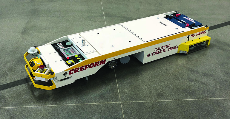 Tunneling Tugger AGV | Material Handling and Logistics