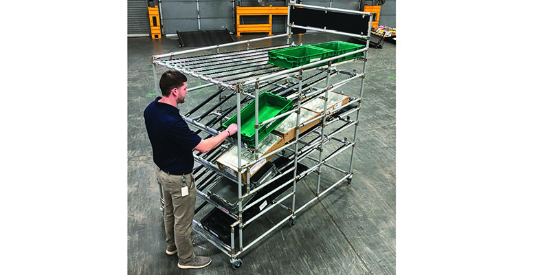 ESD Flow Rack | Material Handling and Logistics