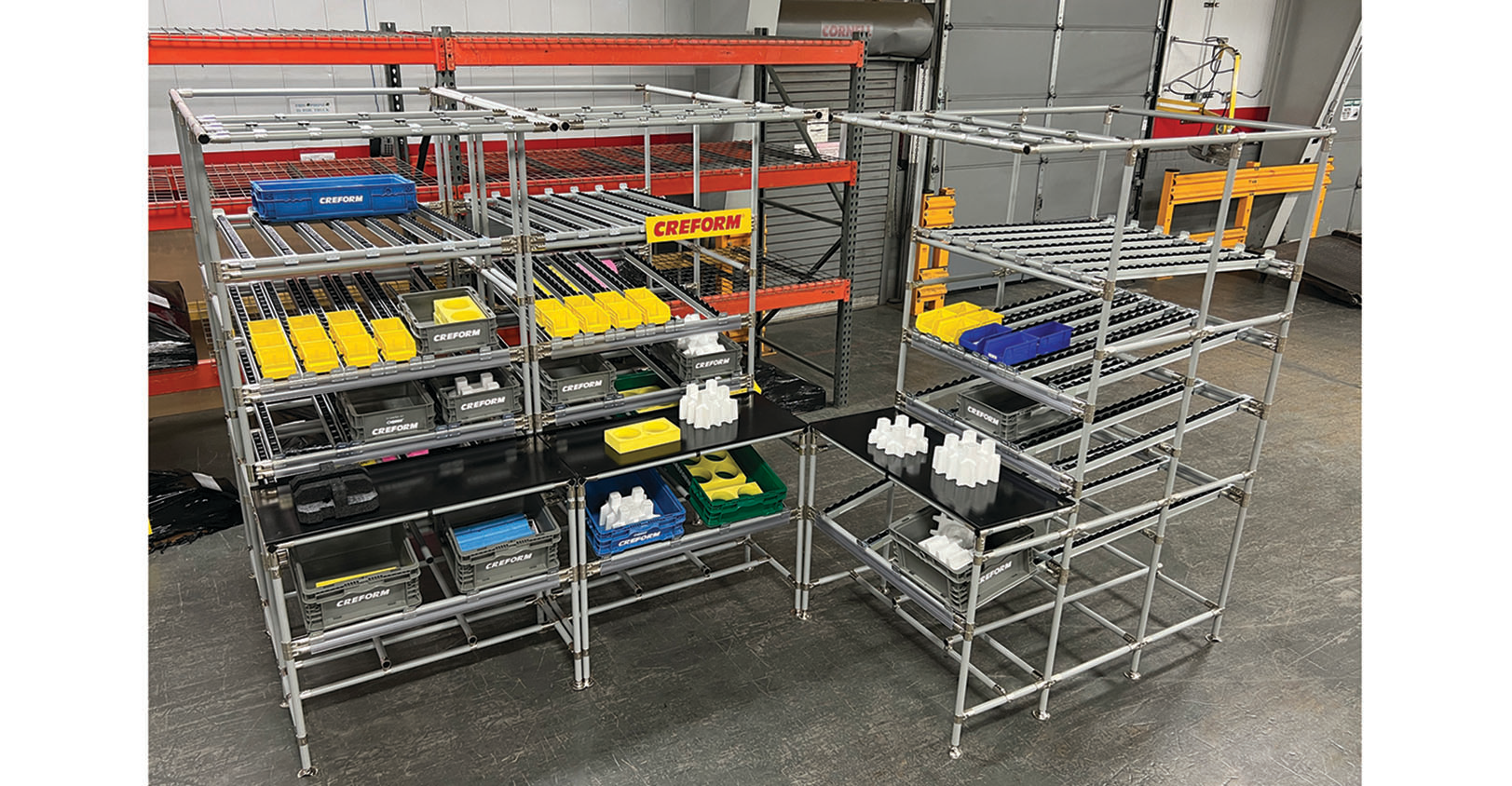 Lineside Mobile Flow Rack | Material Handling and Logistics