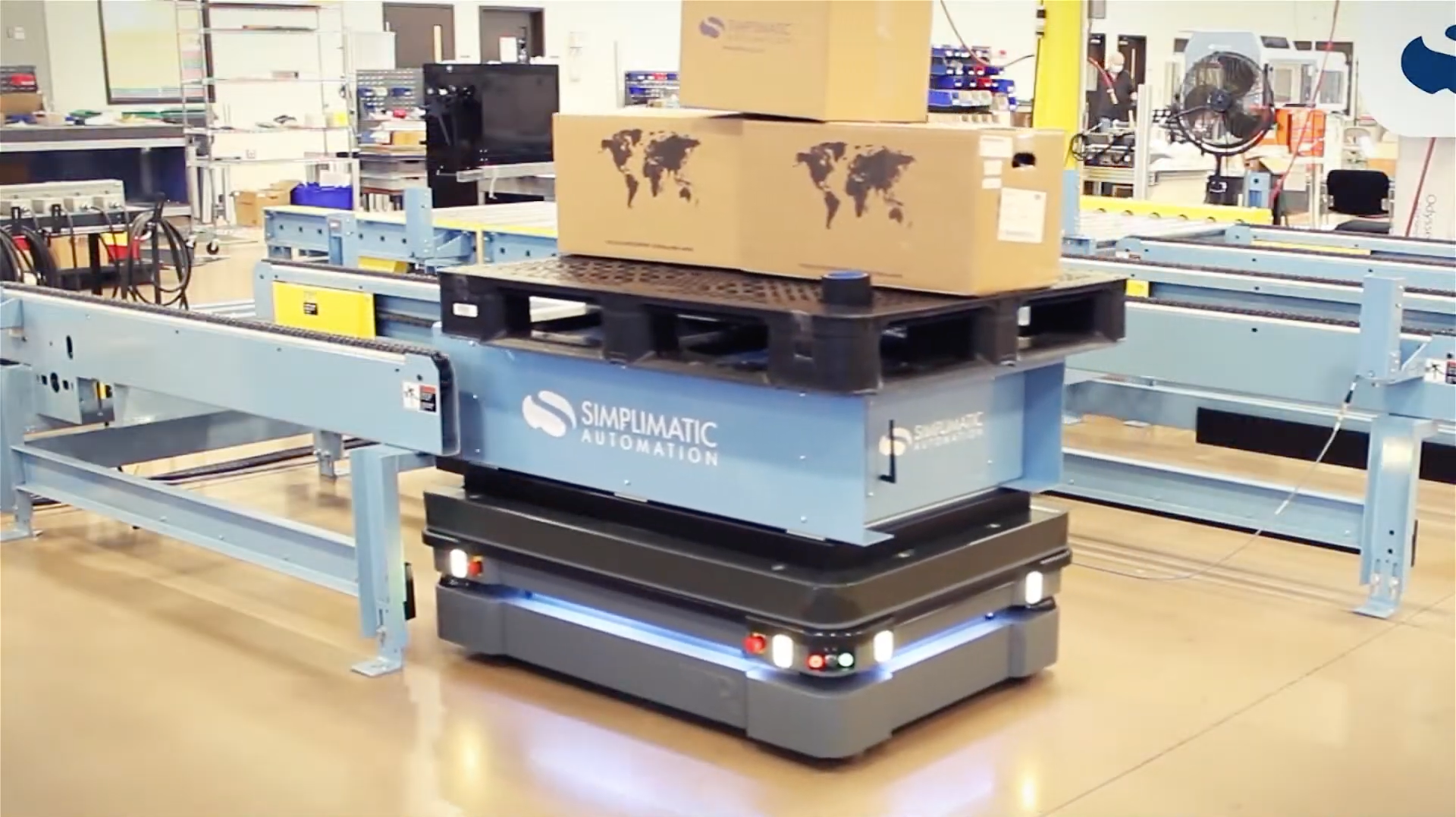 Pallet Transfer AMR | Material Handling and Logistics