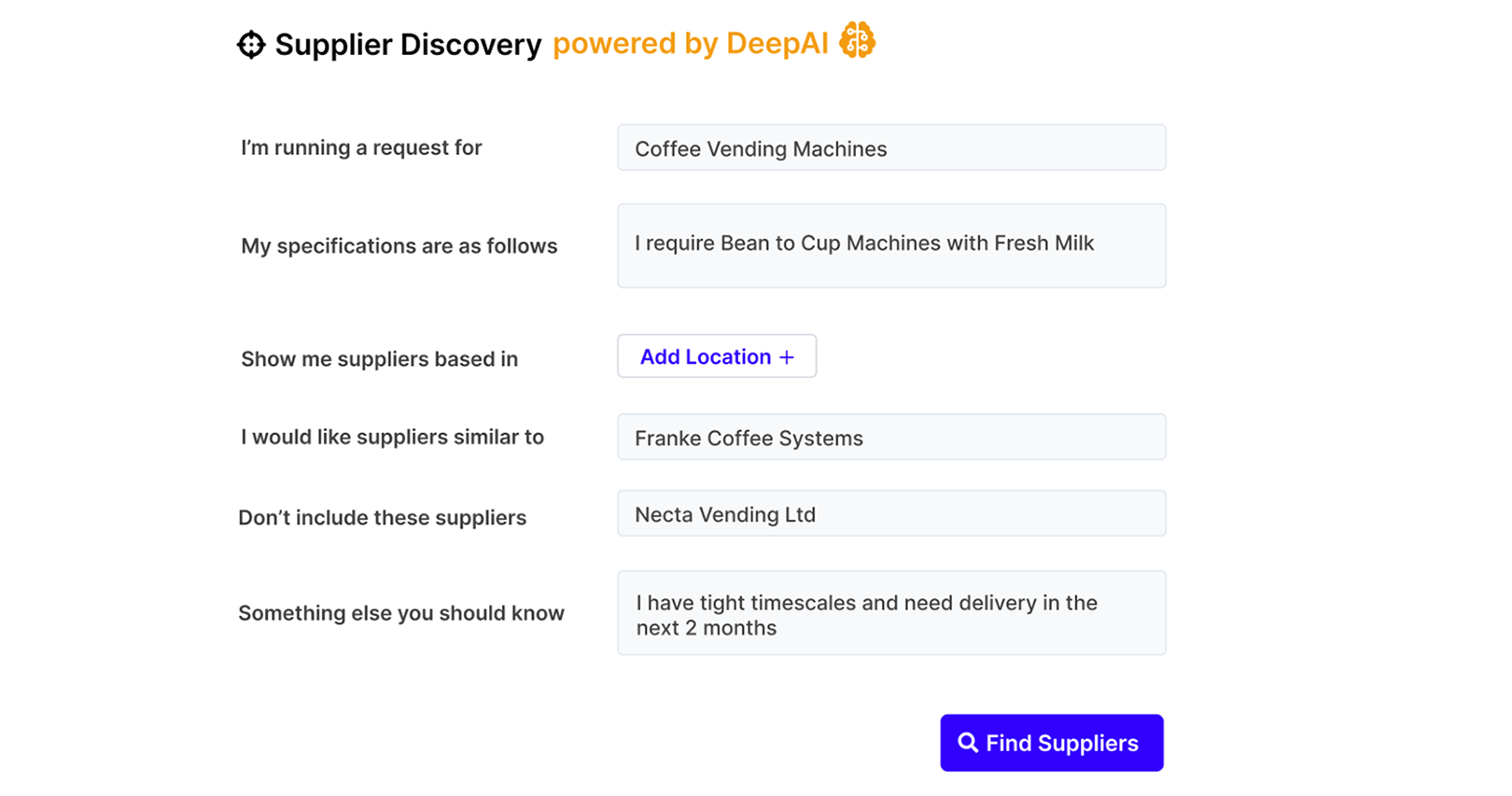Supplier Discovery Tool | Material Handling and Logistics