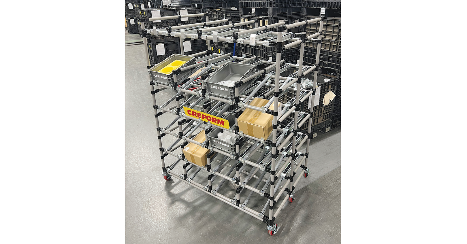 Mobile Flow Rack | Material Handling and Logistics