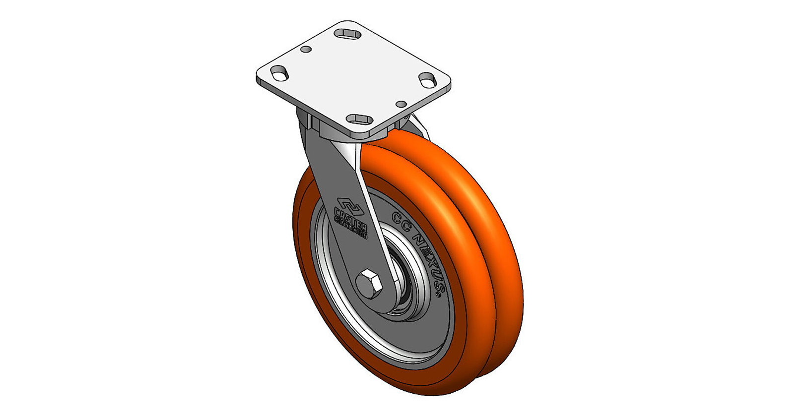 Heavy-Duty Ergonomic Caster | Material Handling and Logistics